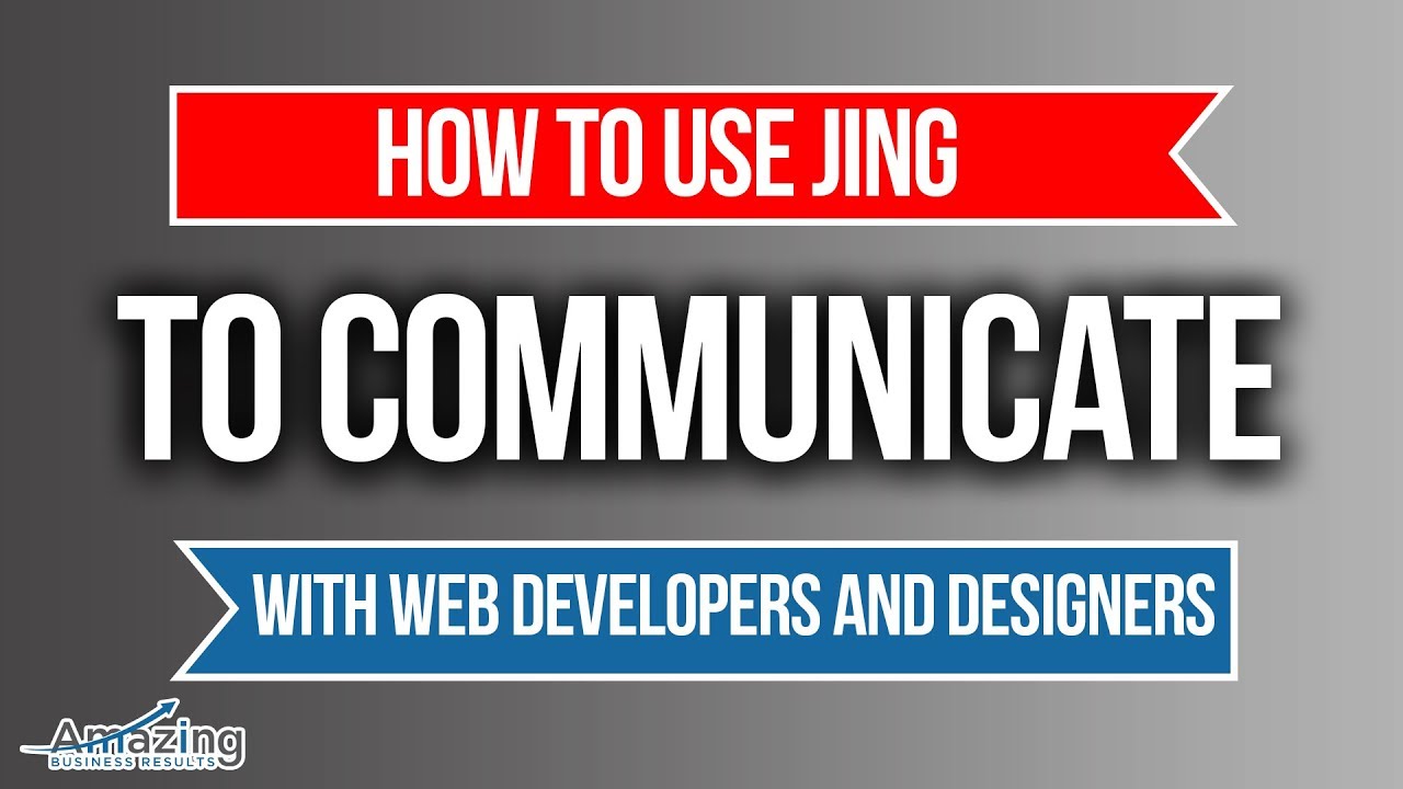 How To Use Jing - How To Communicate With Web Developers and Designers ...