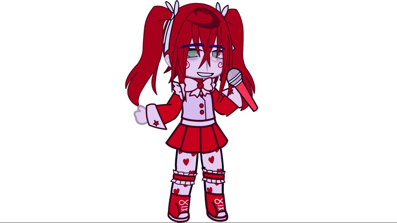 I finally did circus baby on gacha club - YouTube