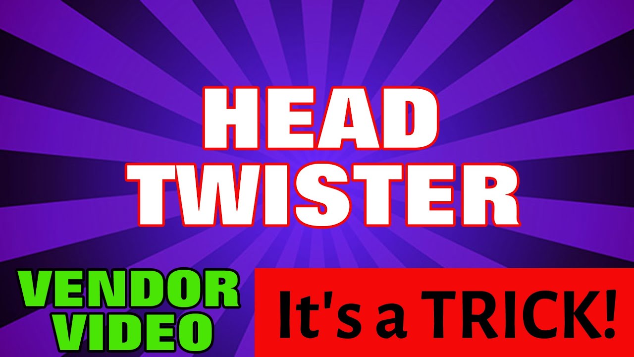 Head Twister - Freaky Looking Magic Trick - MagicTricks.com - YouTube