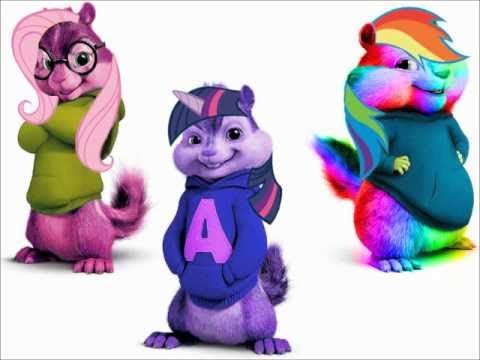 my little pony and alvin and the chipmunks mashup
