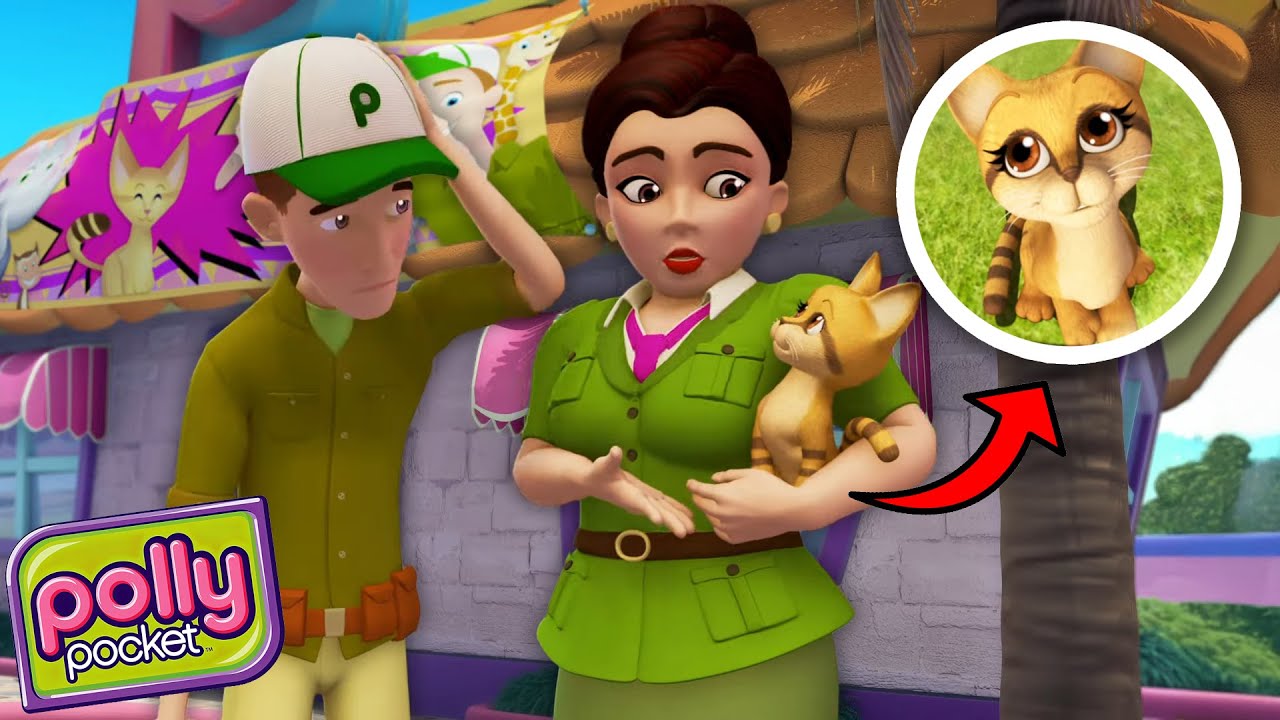 Polly Pocket | Will the Sand Cat Join Pollyville? (Cutest Cat of ALL ...