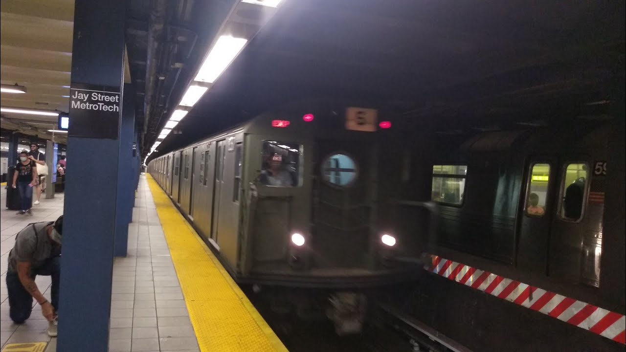 NYC Subway: Museum Train of R32, R42 & R16 Cars On the Move via the A ...