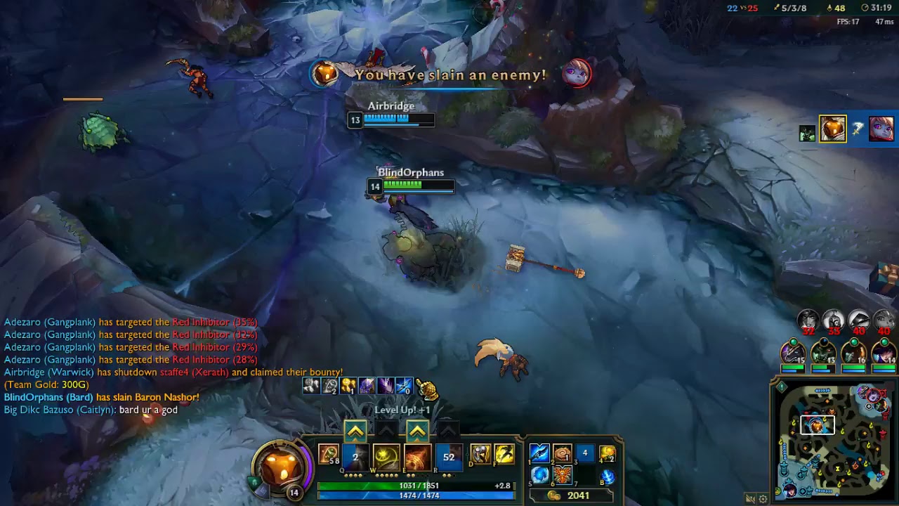 Blind Orphans League of Legends Suppport Carry Pt. 1 - YouTube