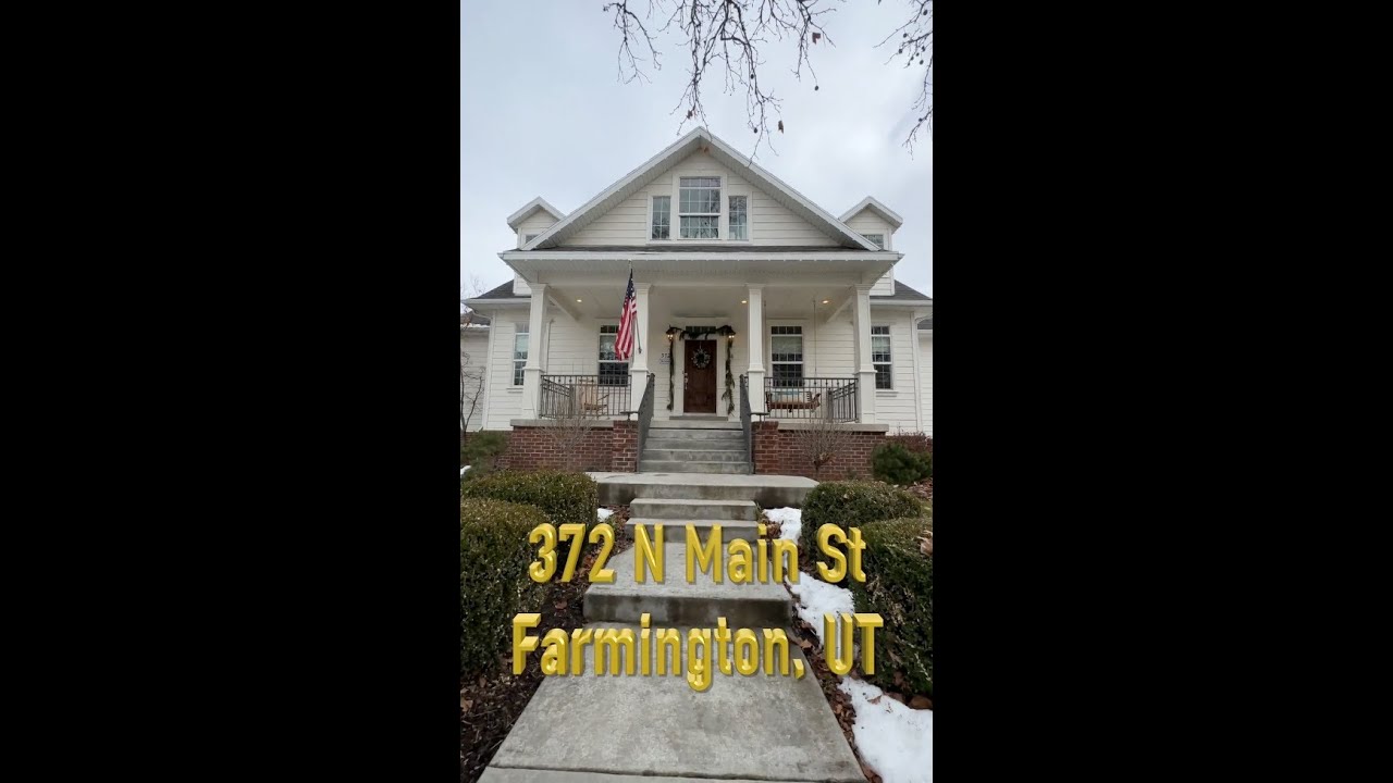 Utah Home for Sale | 374 N Main St, Farmington, UT | Mike Budge - YouTube