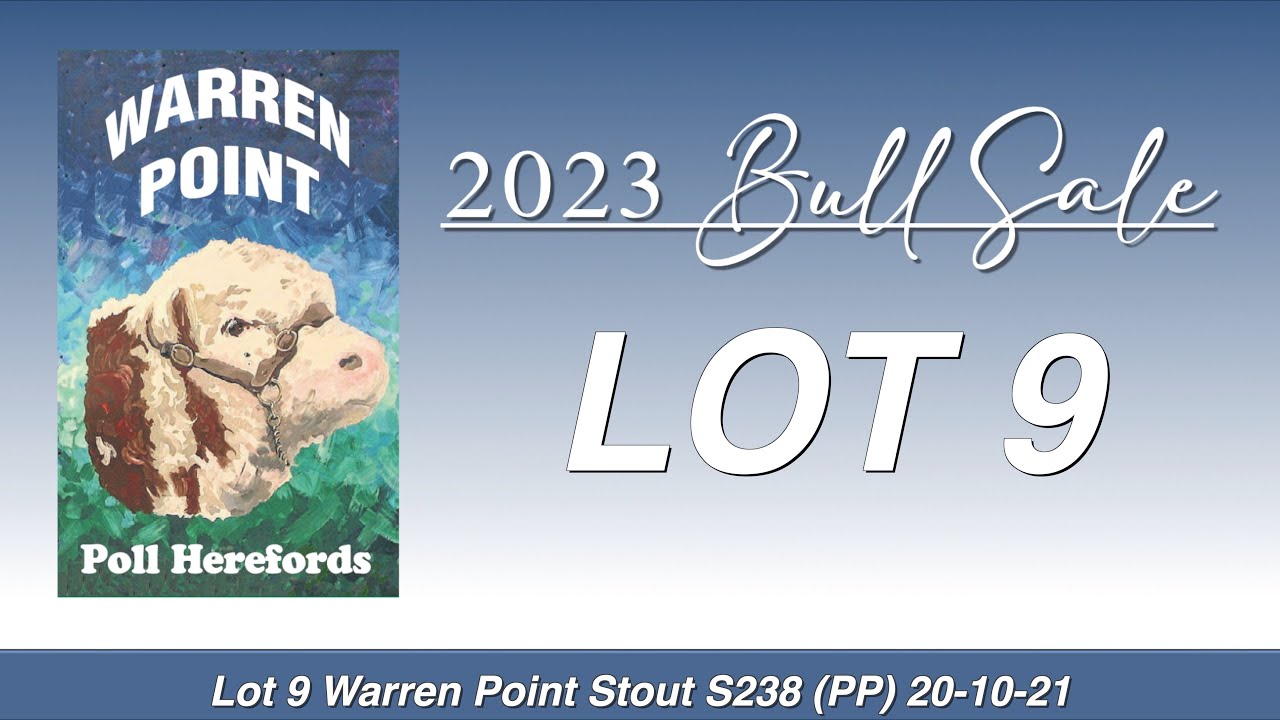 Lot 9 Warren Point Stout S238 (PP) 20-10-21 - YouTube