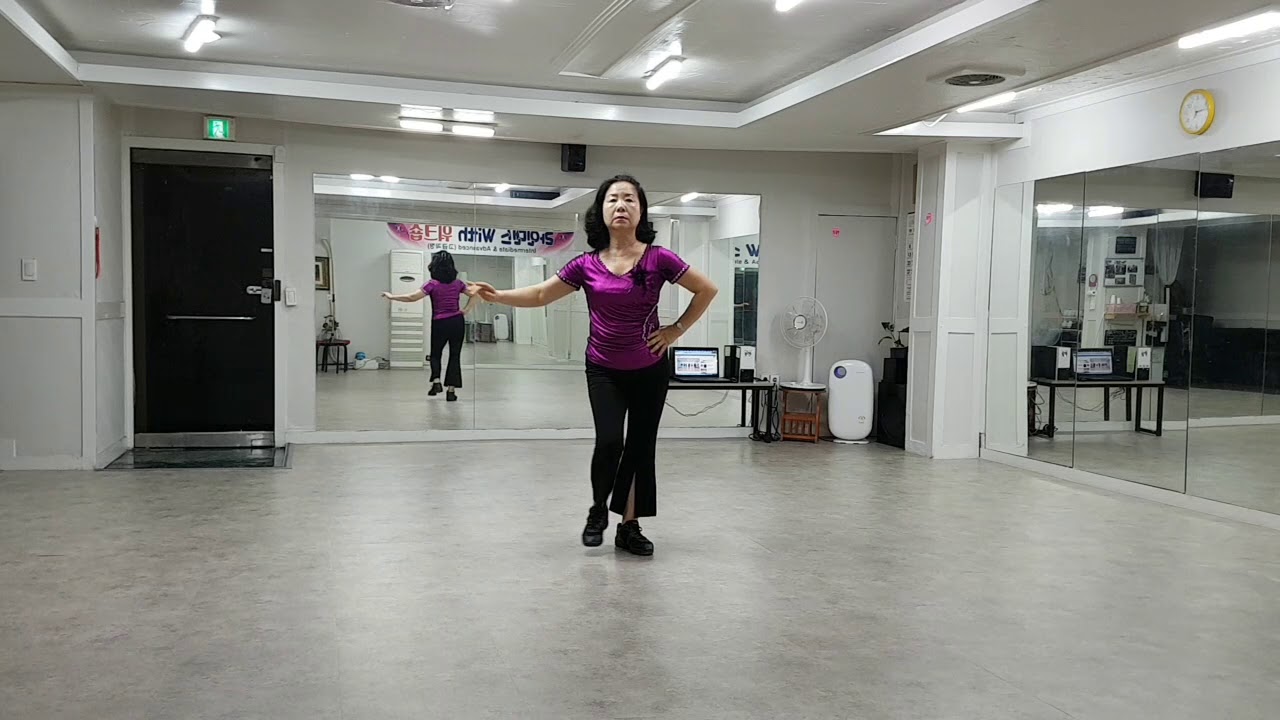 Night Tango Line Dance (Beginner) - YouTube