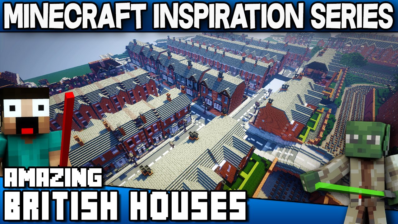 Minecraft - British Houses - Keralis Inspiration Series - YouTube
