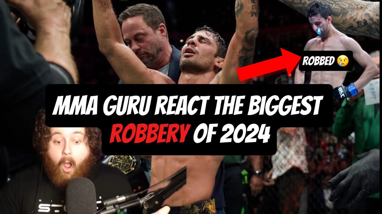 MMA GURU reacts to the biggest robbery of 2024 - YouTube