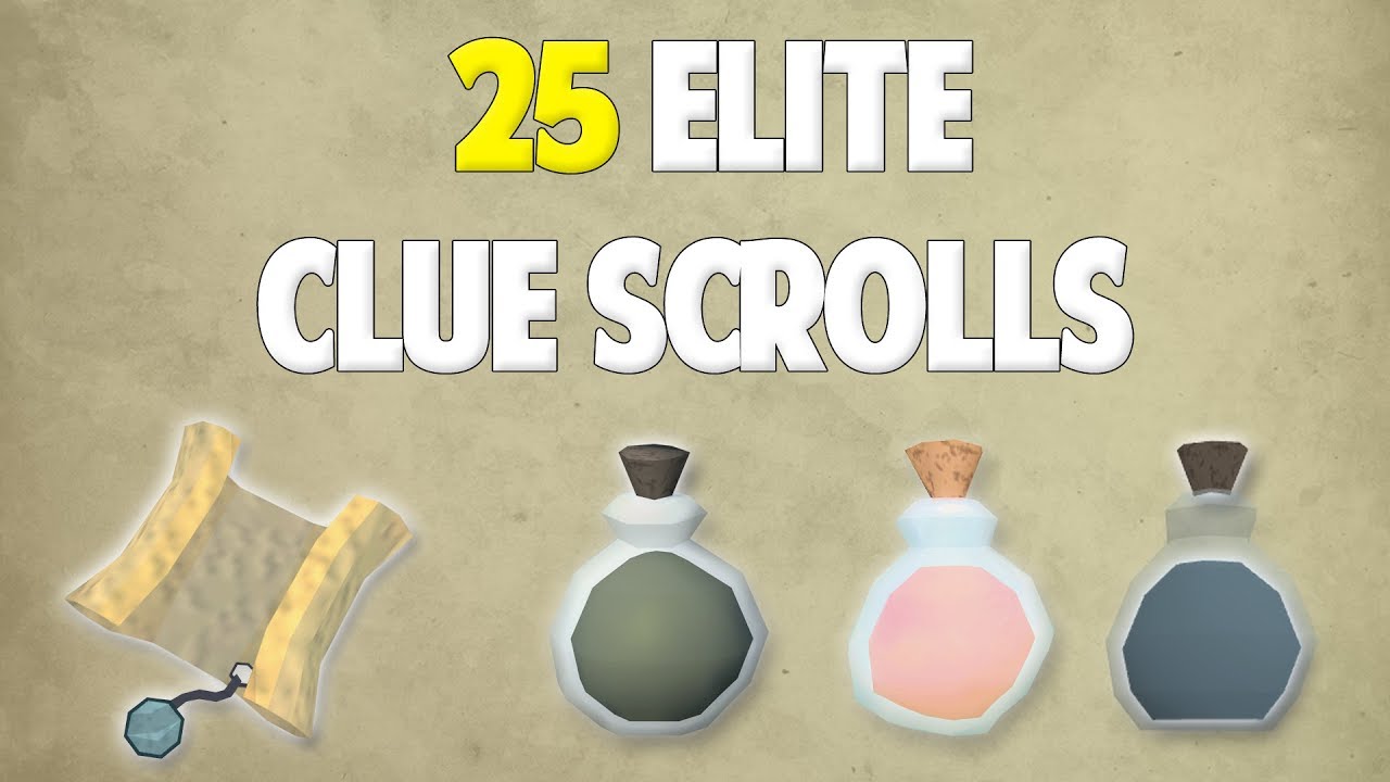 Runescape 2018 | Loot from 25 Elite Clue Scrolls - YouTube