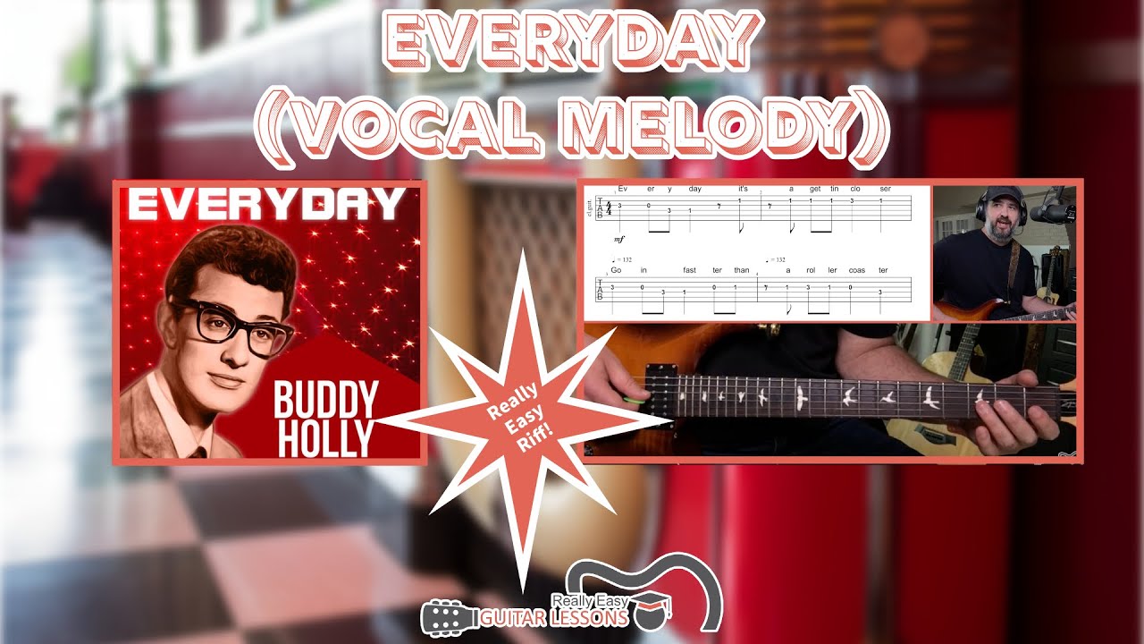 Really Easy Riffs - Everyday (vocal melody) - YouTube