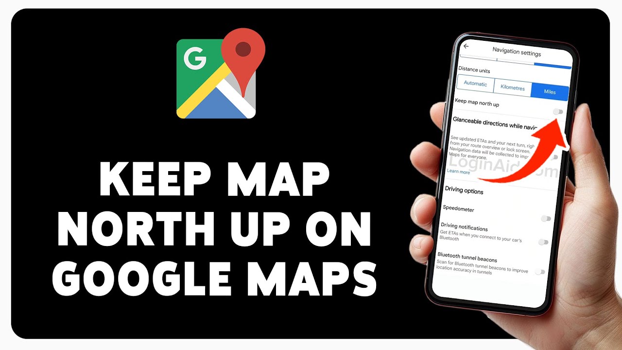 How to Keep Map North Up on Google Maps 2024 | Fix Map Orientation on ...