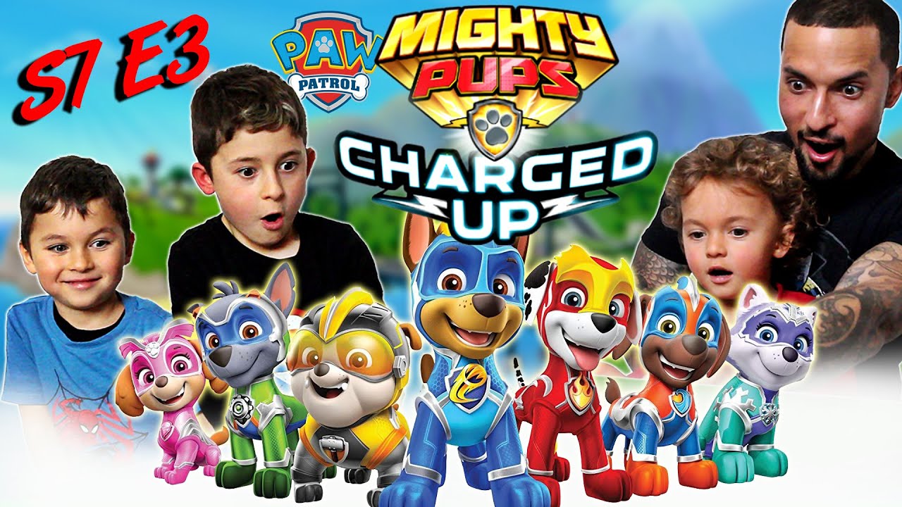 PAW Patrol Mighty Pups SEASON 7 Episode 3 REACTION!! Mighty Pups ...