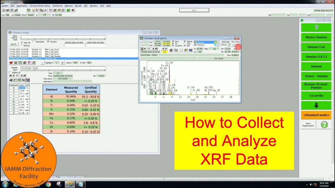 Basic Steps on How to Perform an XRF Measurement with an Epsilon 1 from Malvern Panalytical ...