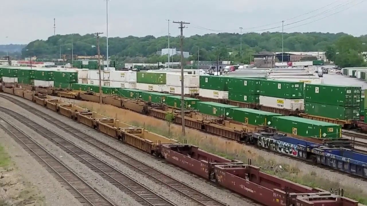 Norfolk Southern Inman Yard from Marietta Road - YouTube