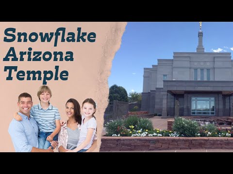 Snowflake Arizona Temple at evening on December 14, 2021 - YouTube