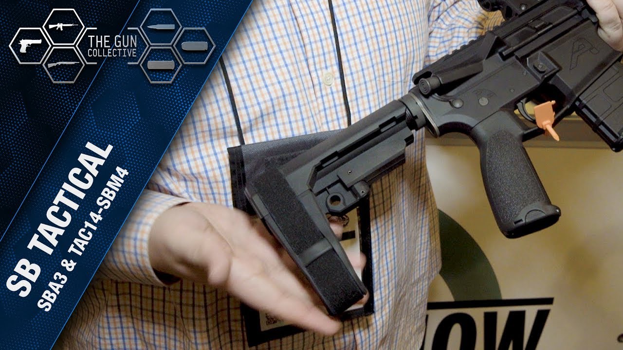 ADJUSTABLE PISTOL BRACE! - Shot Show 2018 - YouTube