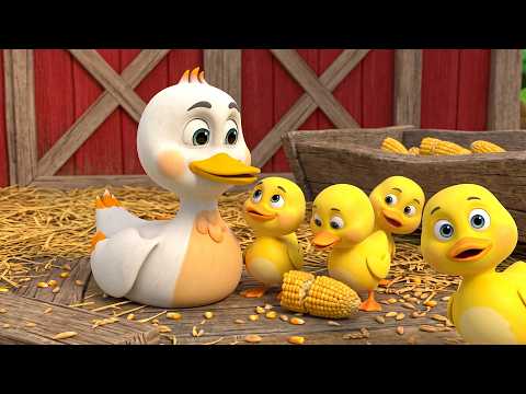 Five Little Ducks | A Fun Quack Quack Song For Toddlers | Jumbo Baby Rhymes