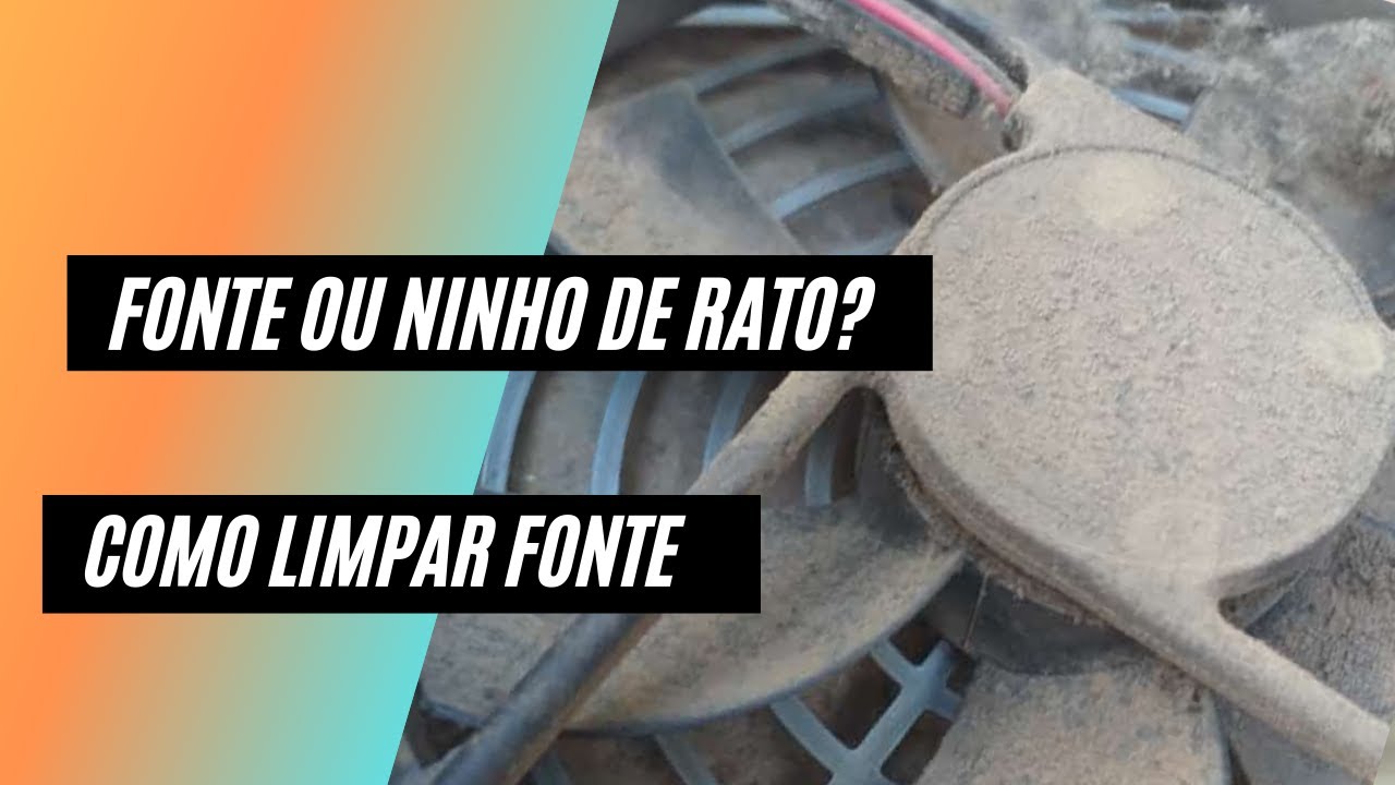 Dia a dia de um técnico em informática #1 / FONTE COM BARULHO? NINHO DE ...