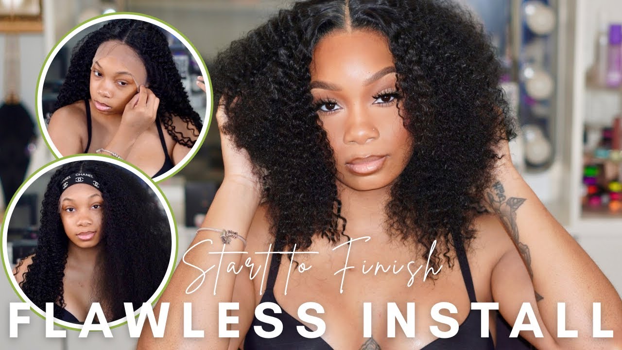 Sensationnel Butta Lace Wig Install | Water Wave 26" | Imani E. - YouTube