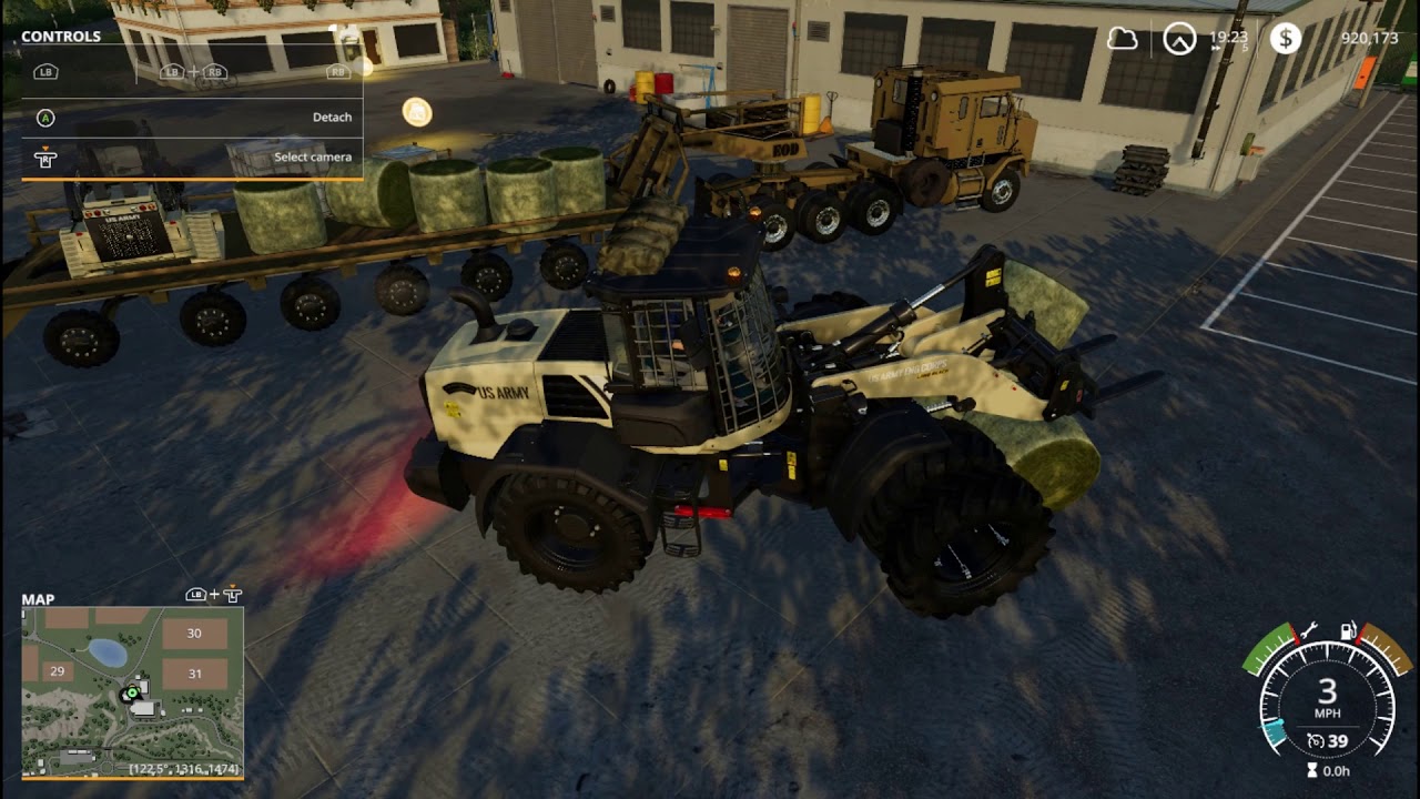 FS19 New Military wheelloader - beta testing - YouTube