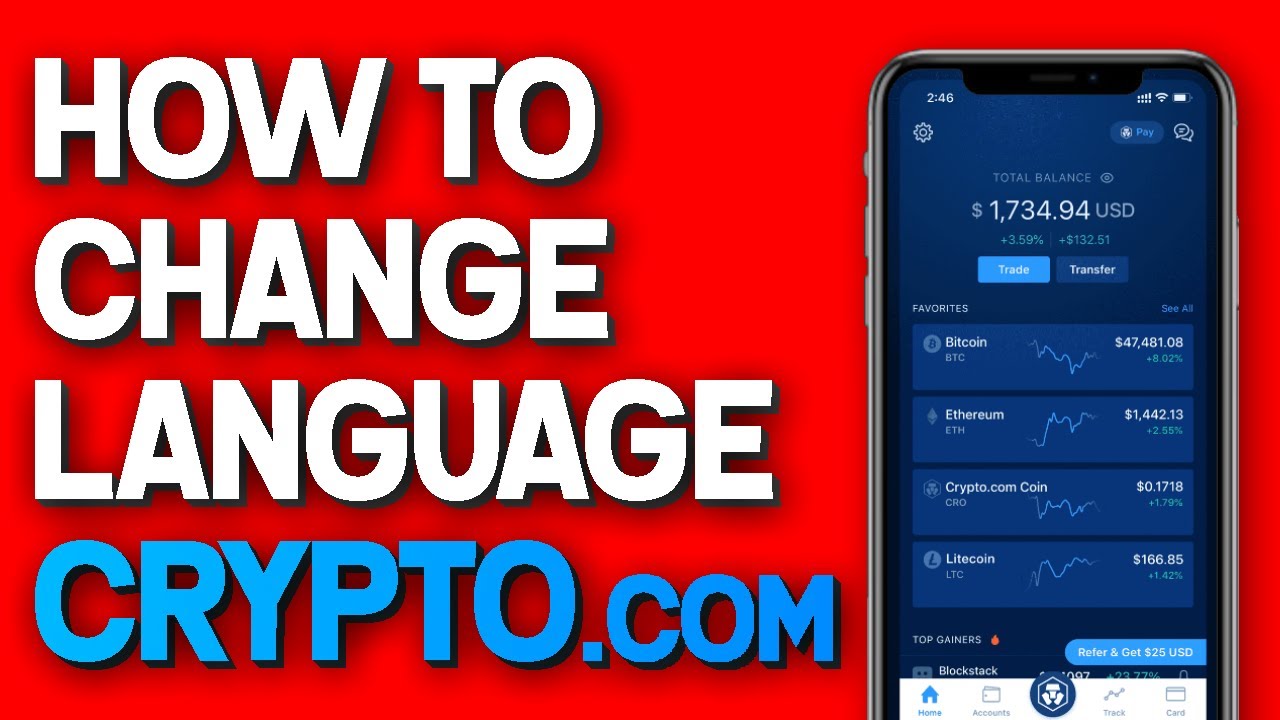 How To Change Language On Crypto.com - YouTube