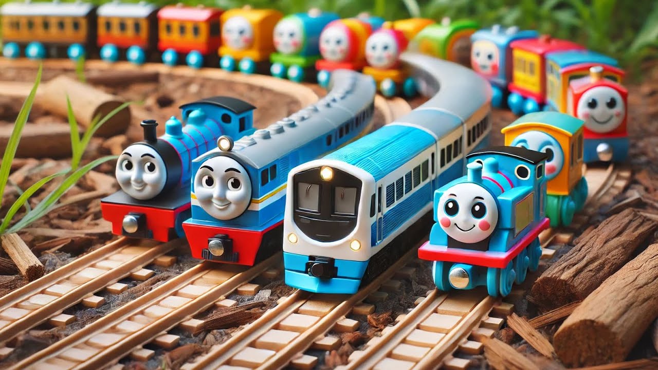 Merakit Mainan Kereta Api Thomas and Friends, Tayo Si Bus Kecil ...