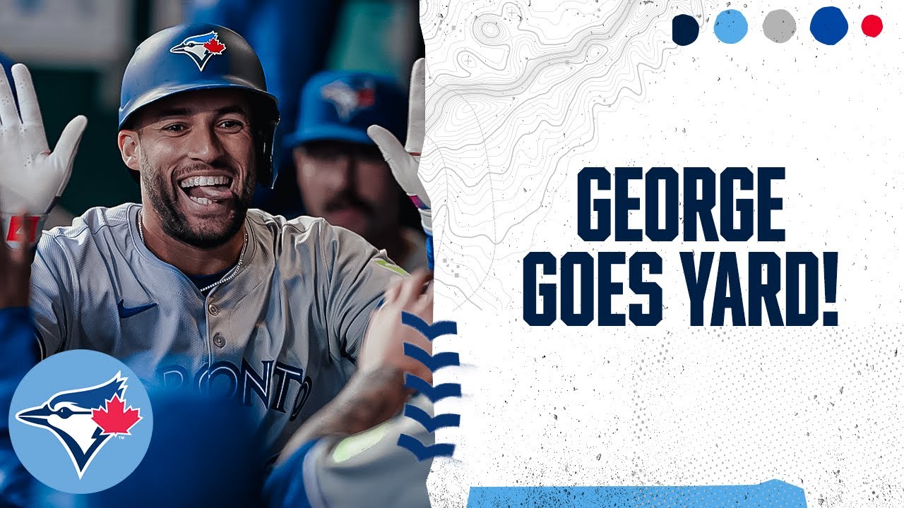 George Springer goes yard in the deepest part of the ballpark! - YouTube