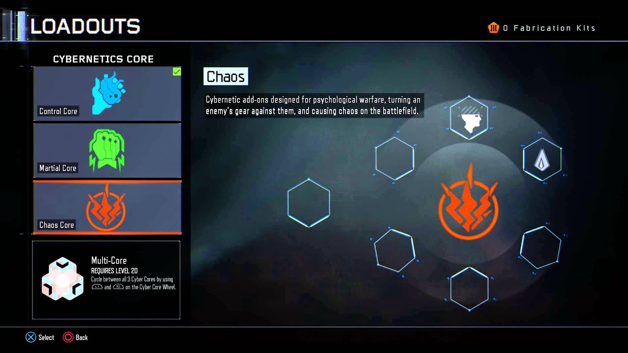 Call of Duty: Black Ops lll - Pre Mission Loadout: Cybernetics Core ...