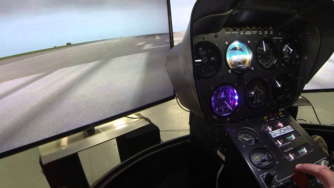 Robinson R22 Simulator Alternator Test - YouTube