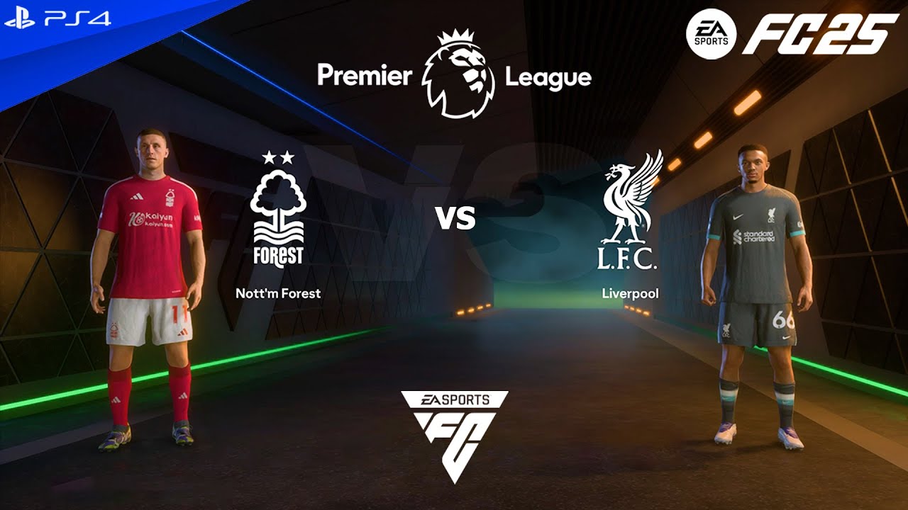 FC 25 PS4 - Nottingham Forest vs Liverpool | Premier League 24/25 - YouTube