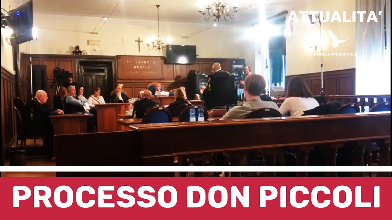 Processo don Piccoli, le battute finali - YouTube