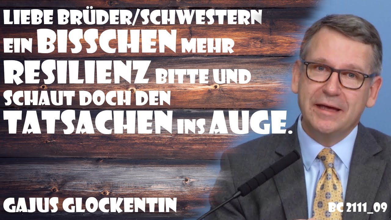 Gajus Glockentin fordert uns auf mehr Resilienz zu entwickeln und den ...