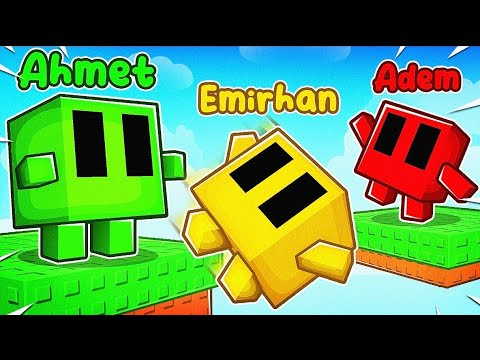 3 ANGUT BLOCK OLUP ZOR PARKURU GEÇEBİLECEK MİYİZ? 🧱 | Roblox