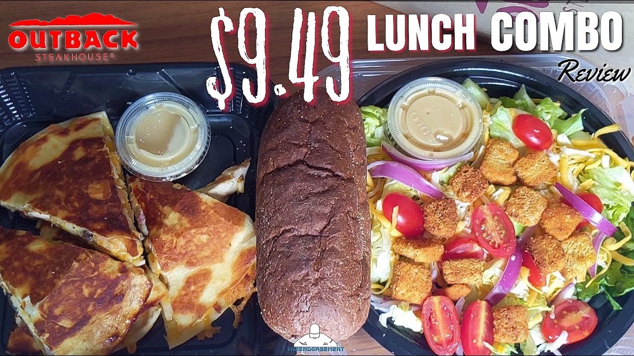 Outback Steakhouse® Lunch Combo | Alice Springs Chicken Quesadilla ...