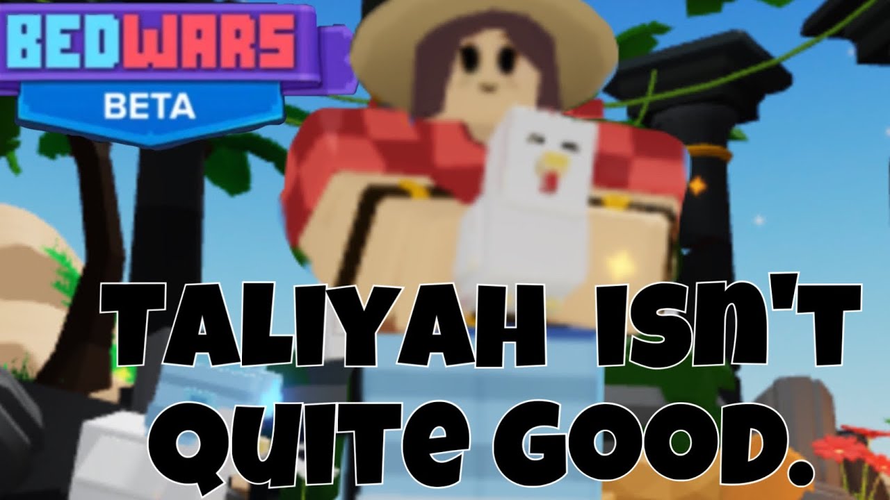 Using the kit TALIYAH for the FIRST TIME! || Roblox Bedwars ...