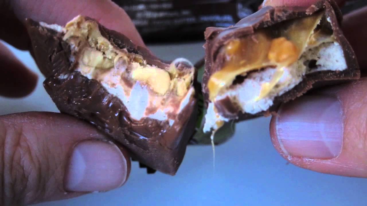 The Sights and Sounds of Eating a Snickers Bar - asmr - Review - YouTube