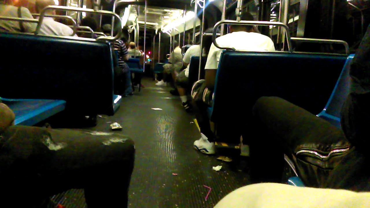 Riding Inside 1999 New Flyer D60HF (#1027/Ex-5433) On Bx5 to Pelham Bay ...