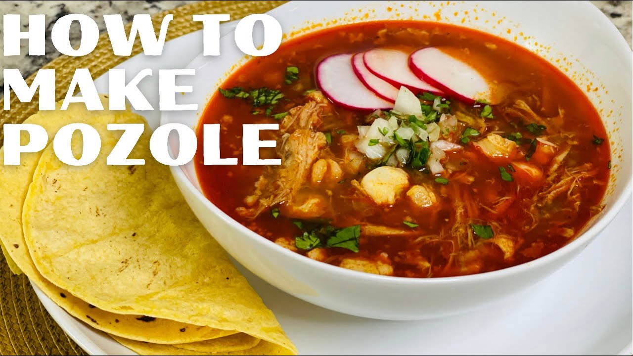 How to Make Red Pozole | Easy Pozole Recipe | Pozole Rojo | Pork Red ...