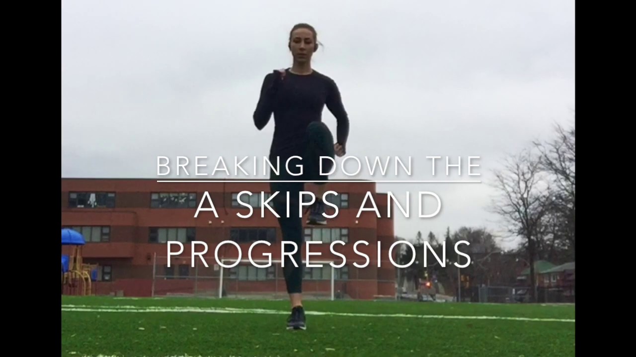 How to do A skips and add progressions - YouTube