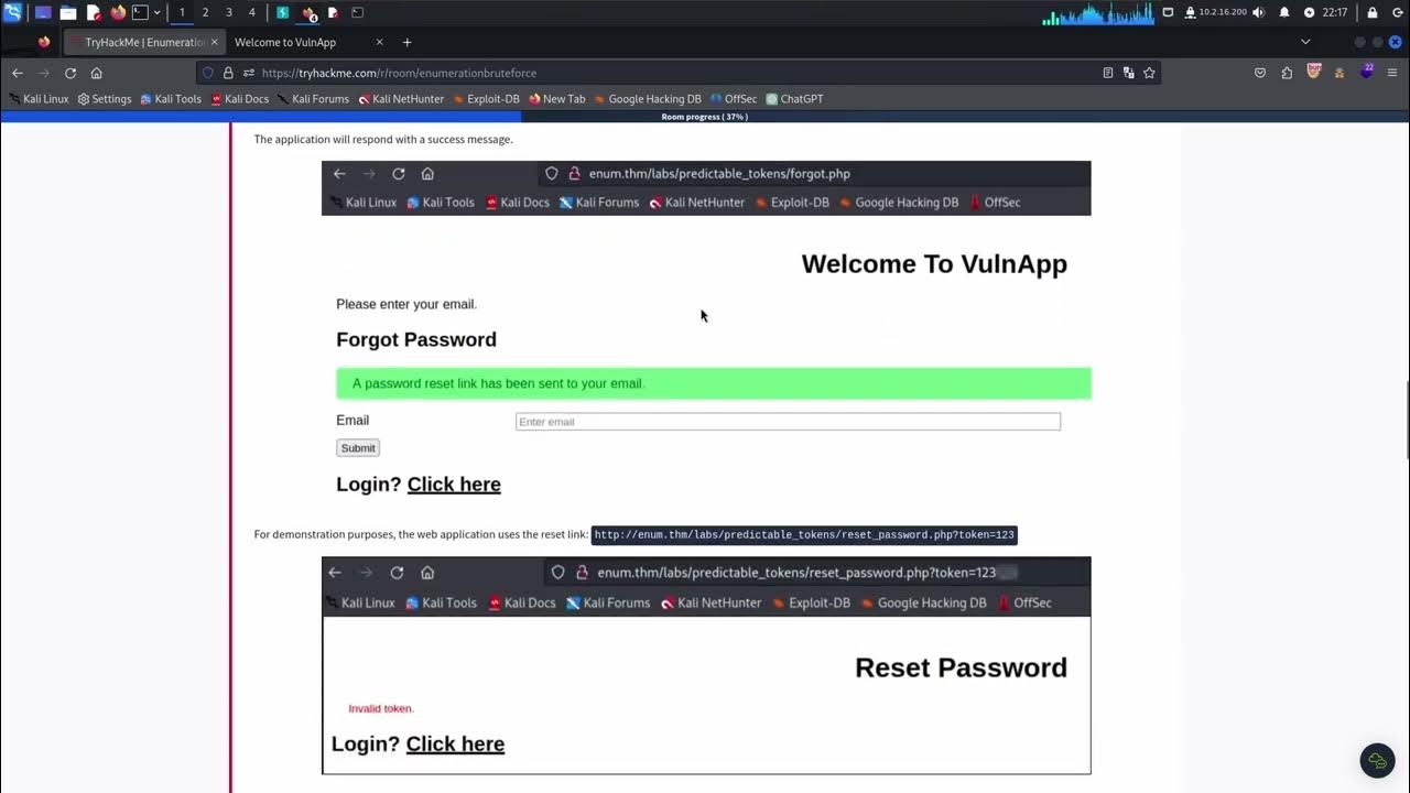 Hacking Password Resets: A Simple Exploit - YouTube