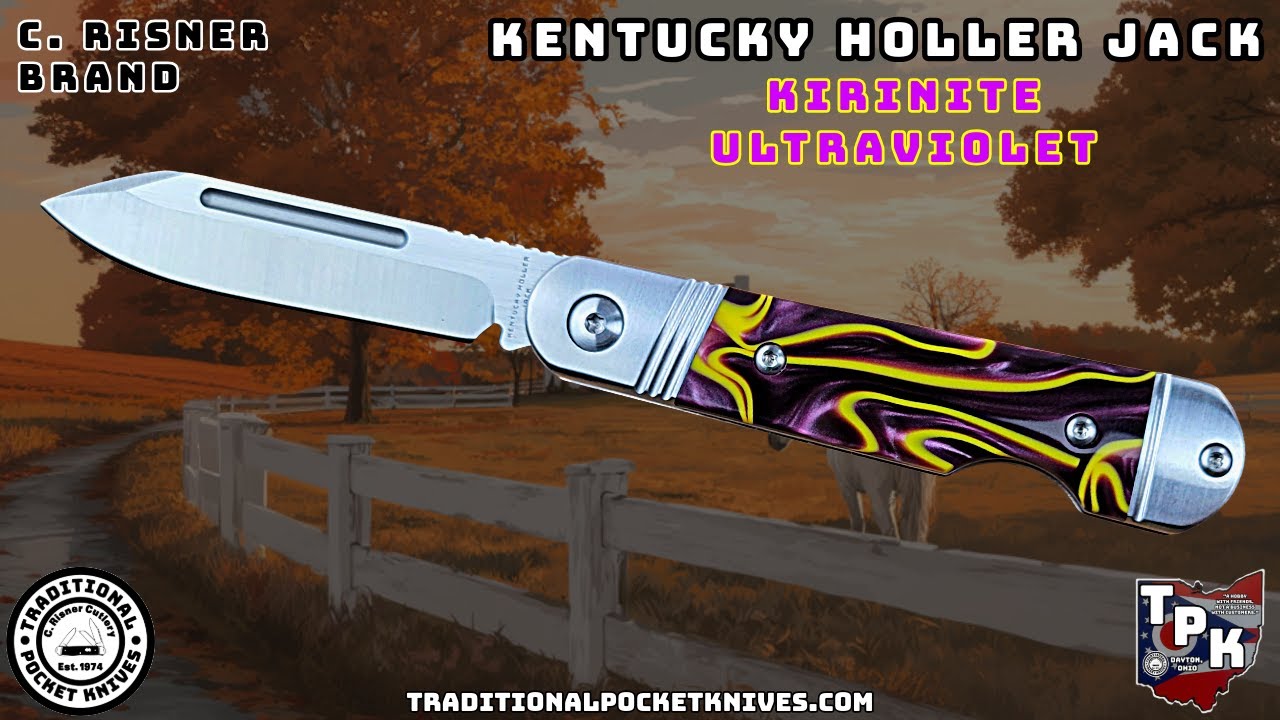 Kentucky Holler Jack: Kirinite Ultraviolet Acrylic - Spearpoint 154CM ...