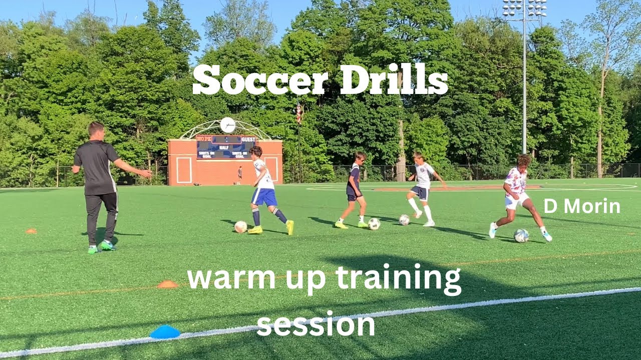 Soccer Drills | warm up soccer training session - YouTube