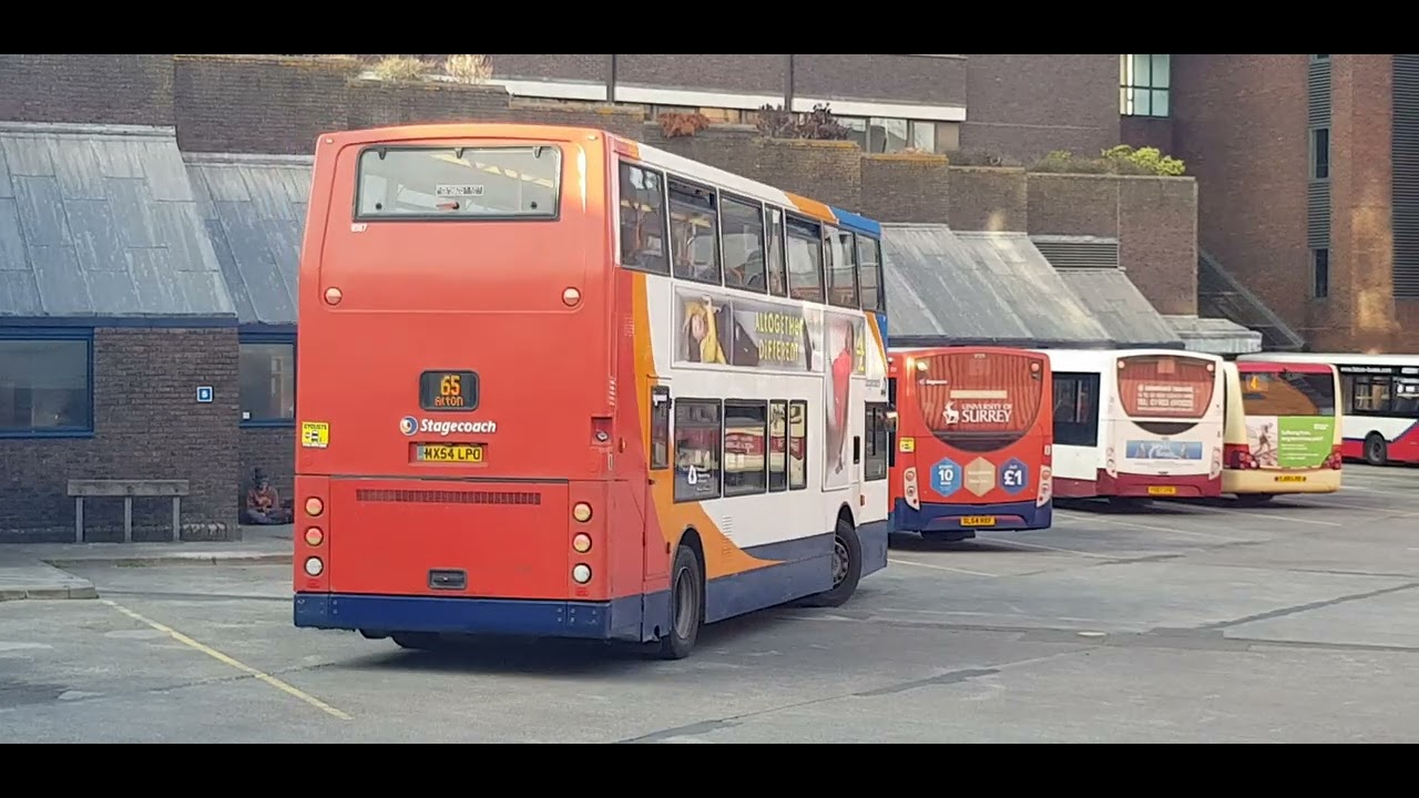 Here is the stagecoach bus 18187 on the number 65 in Guildford Thursday ...