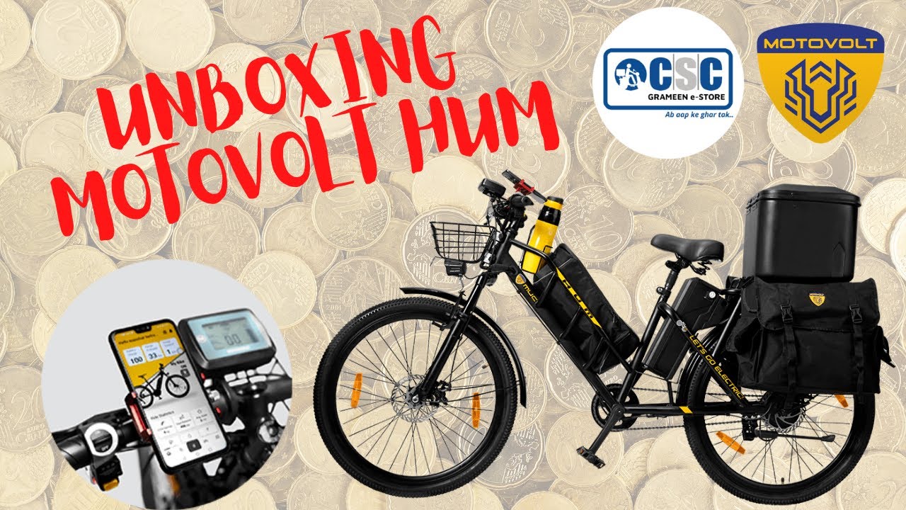 Motovolt Electric Cycle Unboxing Hum - YouTube