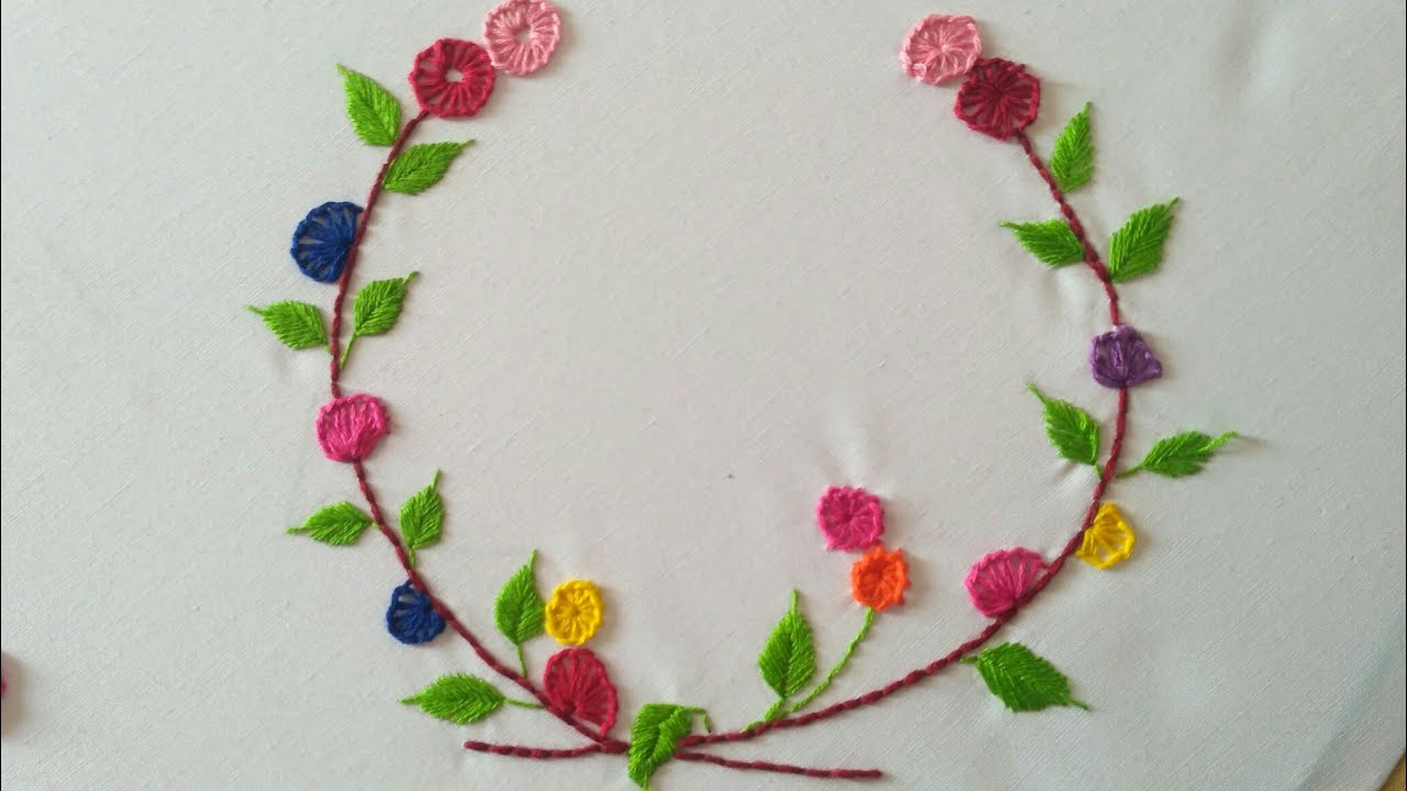 Simple Hand Embroidery Designs For Tablecloth