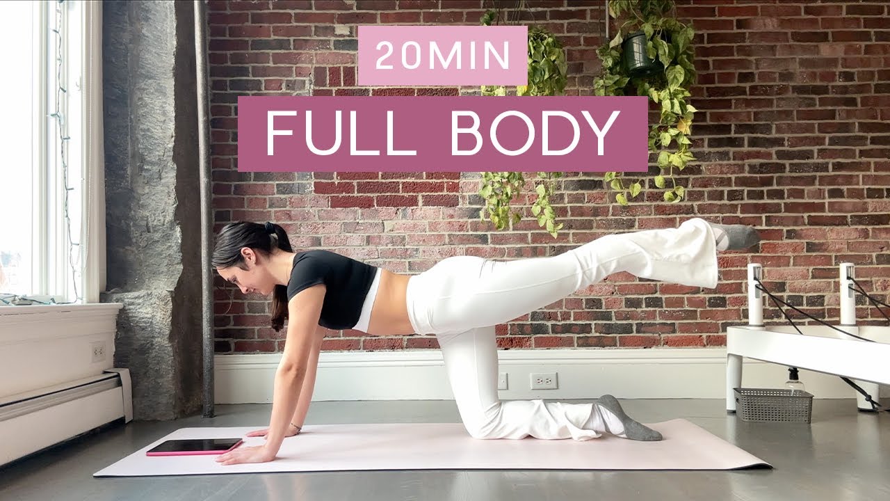 20min Full Body Pilates Workout Lean And Toned No Repeats Betterhelp Ad Youtube