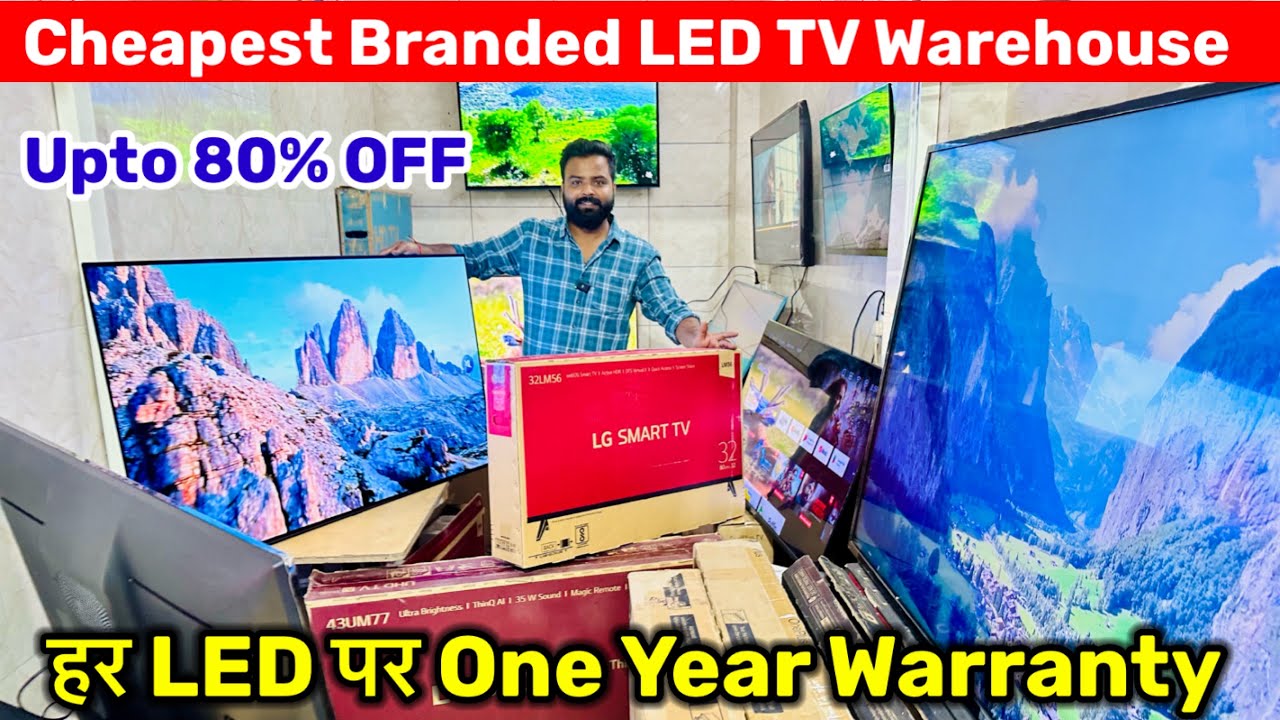Cheapest Branded Smart 4K Led TV upto 80% off|TEMPERED GLASS IPS PANEL ...