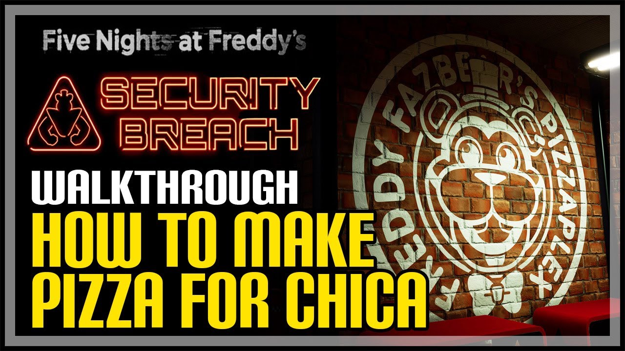 How to Make Pizza FNAF Security Breach - YouTube