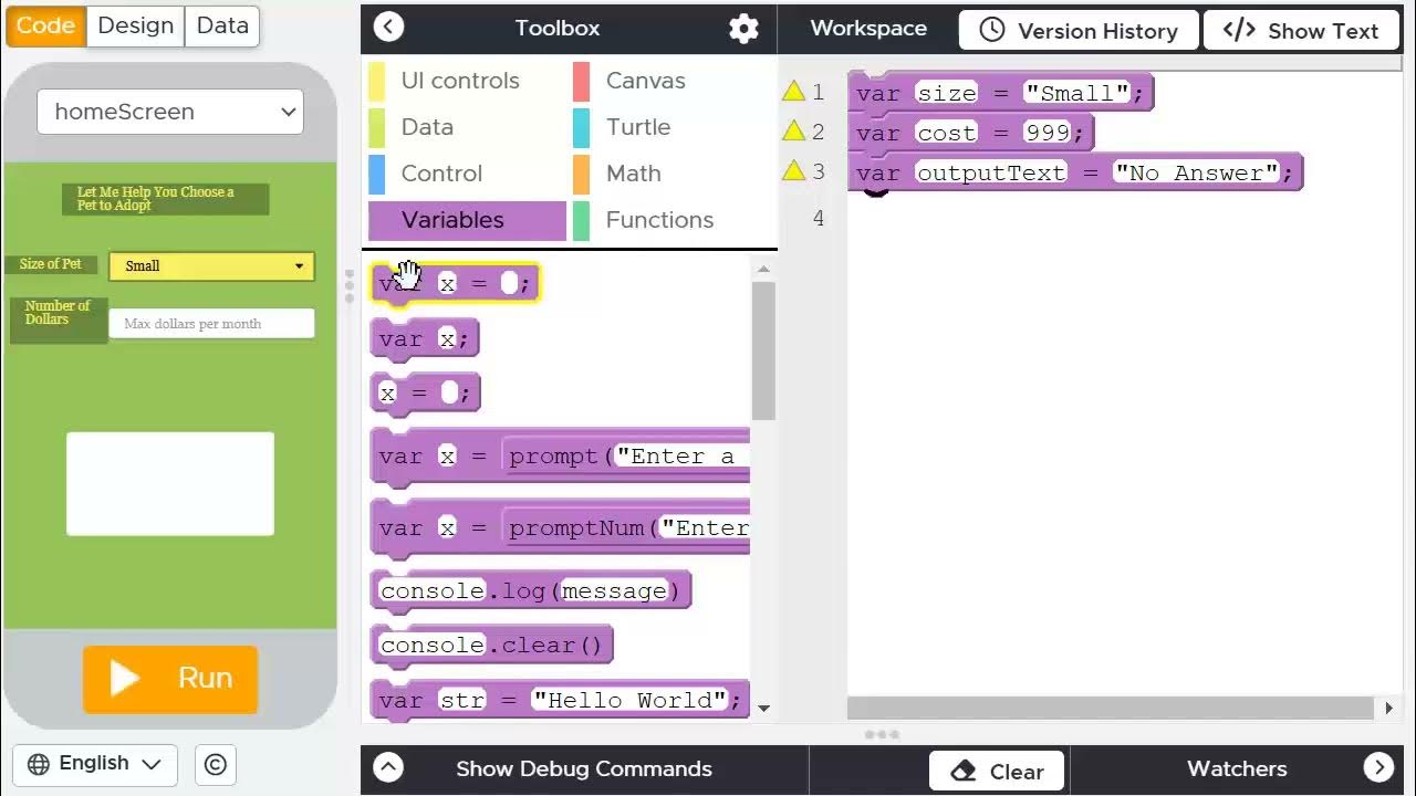 How to Build a Decision-Making App in Code.org's App Lab - YouTube