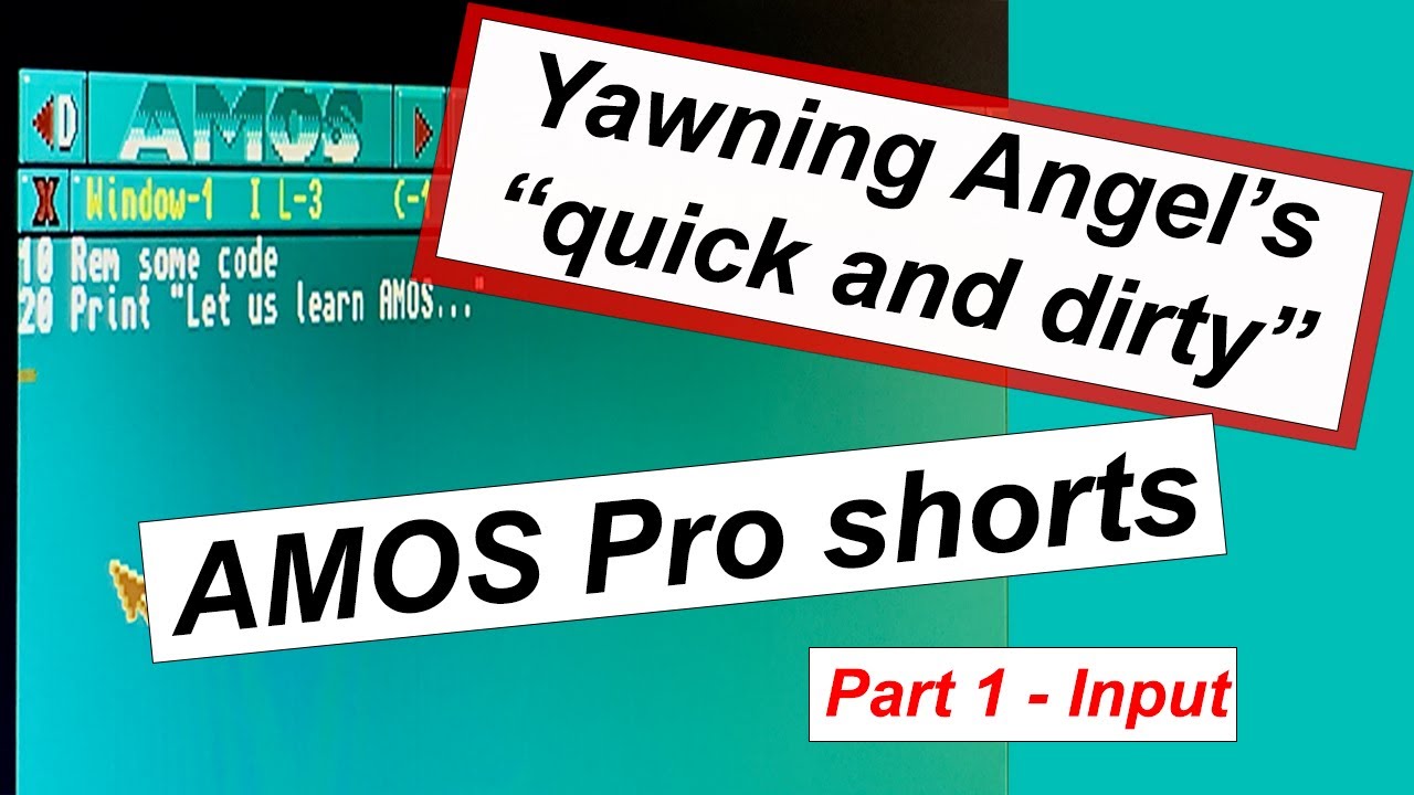 Amiga Amos Pro Shorts part 1: Input - YouTube